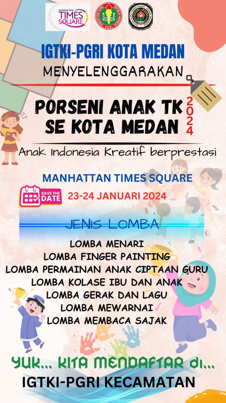 Porseni Anak TK Sekota Medan 2024 – Manhattan Times Square